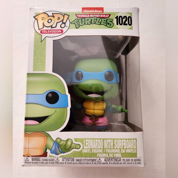 Funko | Toys | 2 Funko Leonardo With Surfboard Teenage Mutant Ninja ...